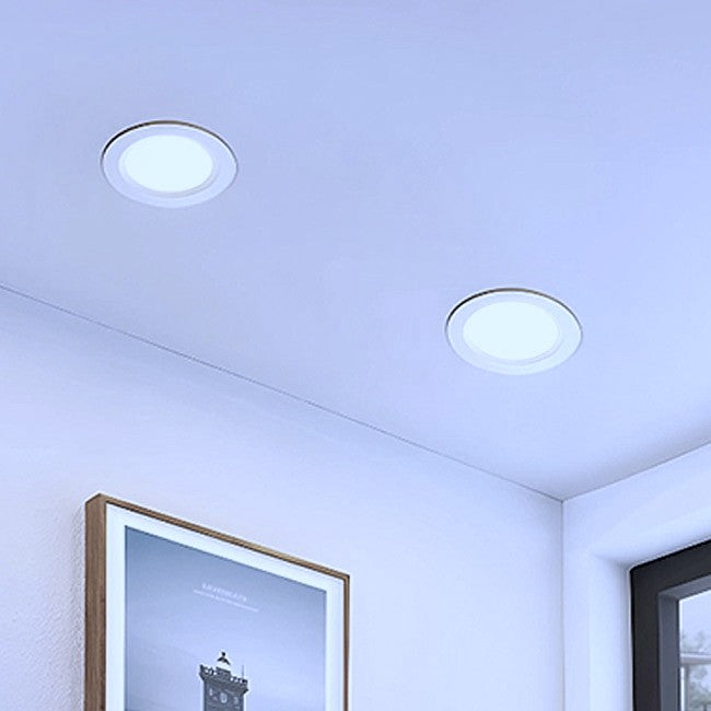 SPOT DOWNLIGHT CIRCULAR LED RECESADO 18W EMPOTRABLE 6000K LUZ BLANCA ...