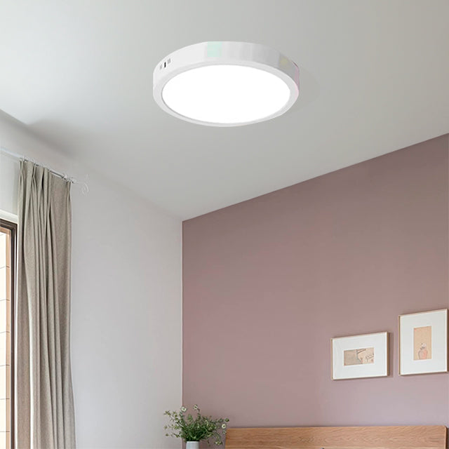 PANEL LED CIRCULAR 12W ADOSABLE SIMPLE LUZ BLANCA 7000K – i-Lumina