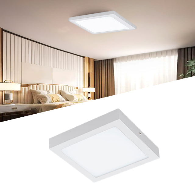PANEL LED CUADRADO 18W ADOSABLE SIMPLE LUZ BLANCA 6500K – i-Lumina