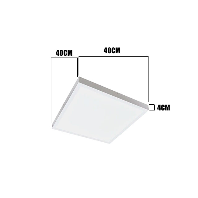 PANEL LED 400x400 CUADRADO 36W ADOSABLE SIMPLE LUZ BLANCA 6500K – i-Lumina