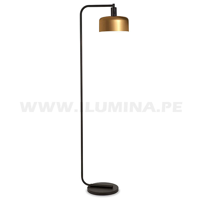 LÁMPARA DE PIE COOPPER LED + FOCO LED 12W LUZ BLANCA – i-Lumina