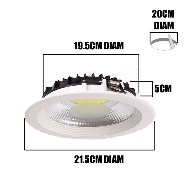 SPOT PANEL COB LED EMPOTRABLE 30W LUZ BLANCA 7000K – i-Lumina