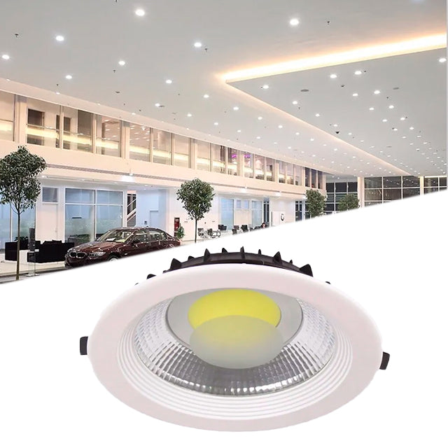 SPOT PANEL COB LED EMPOTRABLE 30W LUZ BLANCA 7000K – i-Lumina
