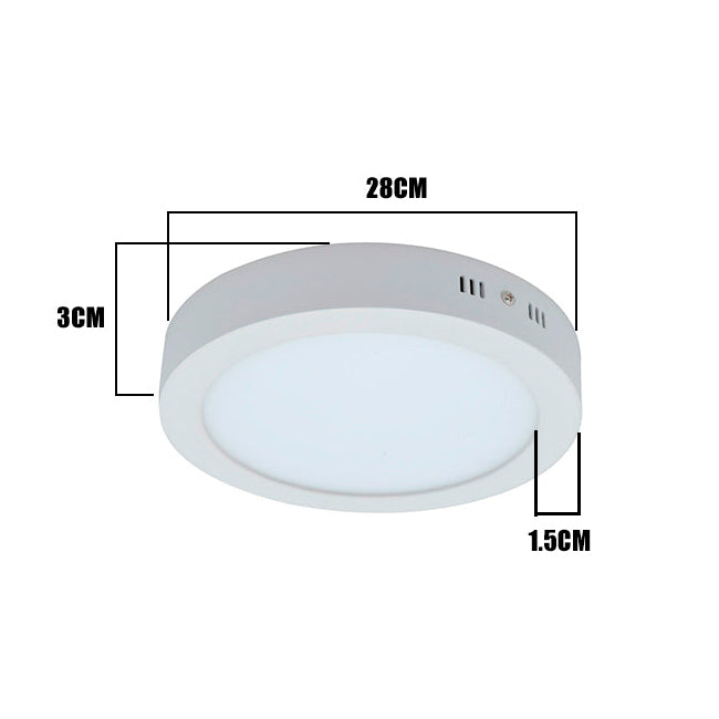 PANEL LED CIRCULAR 24W ADOSABLE BLANCA LUZ CÁLIDA 3000K – i-Lumina