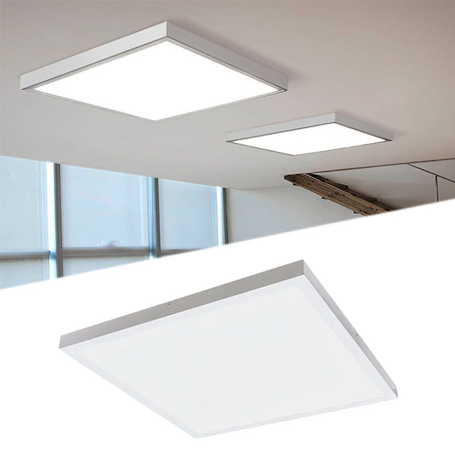 PANEL LED 400x400 CUADRADO 36W ADOSABLE SIMPLE LUZ BLANCA 6500K – i-Lumina