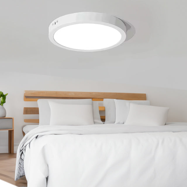 PANEL LED CIRCULAR 12W ADOSABLE SIMPLE LUZ BLANCA 7000K – i-Lumina