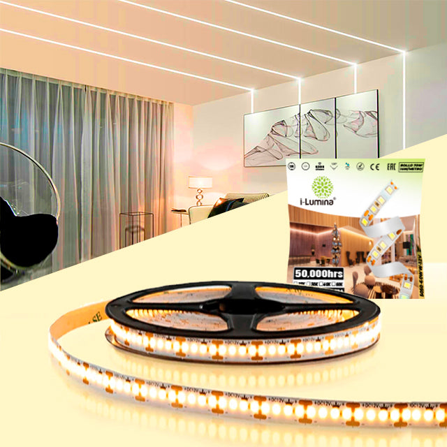 CINTA LED FLEX 100W LUZ CÁLIDA 3000K SMD5050 - 5MTS MARCA ILUMINA – i ...