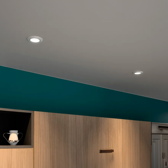 SPOT DOWNLIGHT CIRCULAR LED RECESADO 18W EMPOTRABLE 4000K LUZ INTERMED ...