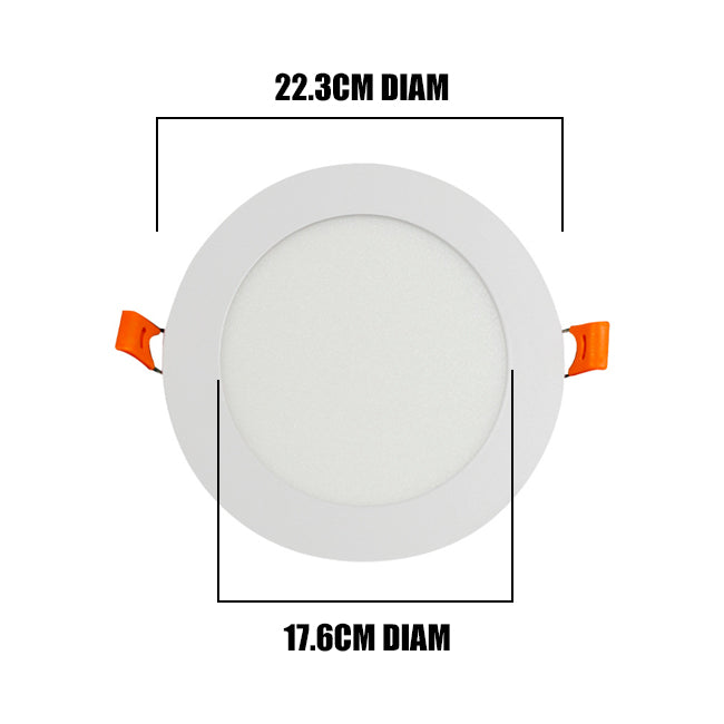 SPOT DOWNLIGHT CIRCULAR LED RECESADO 18W EMPOTRABLE 6000K LUZ BLANCA ...