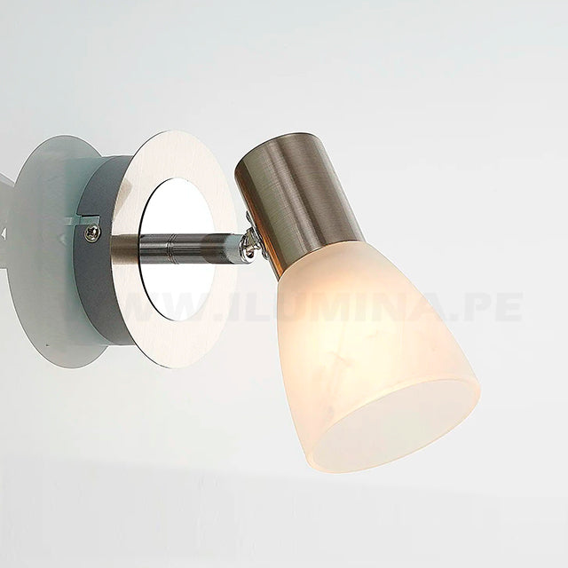 LÁMPARA DE PARED INTERIOR SAMARA SILVER – i-Lumina
